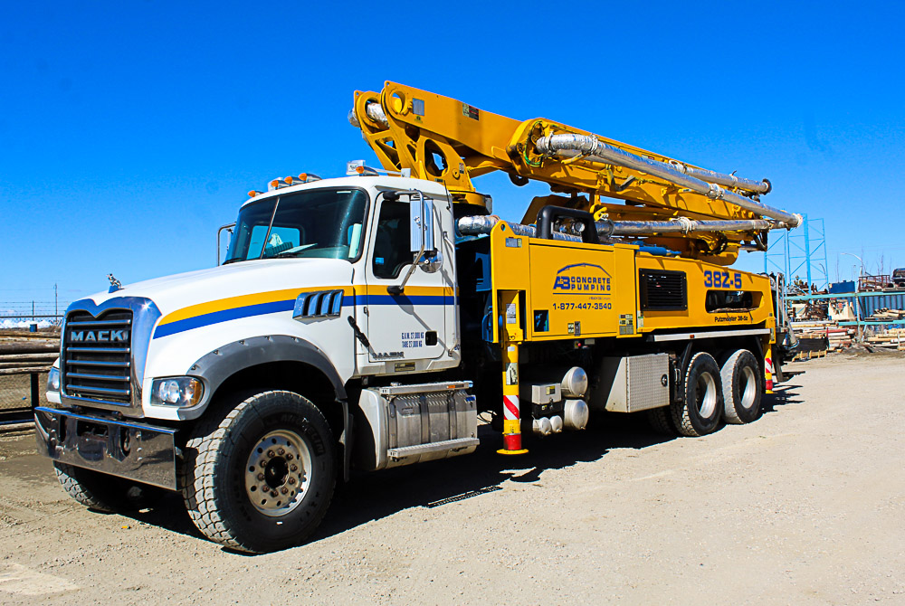 38-5m Boom Pump - A&B Concrete Pumping Ltd.